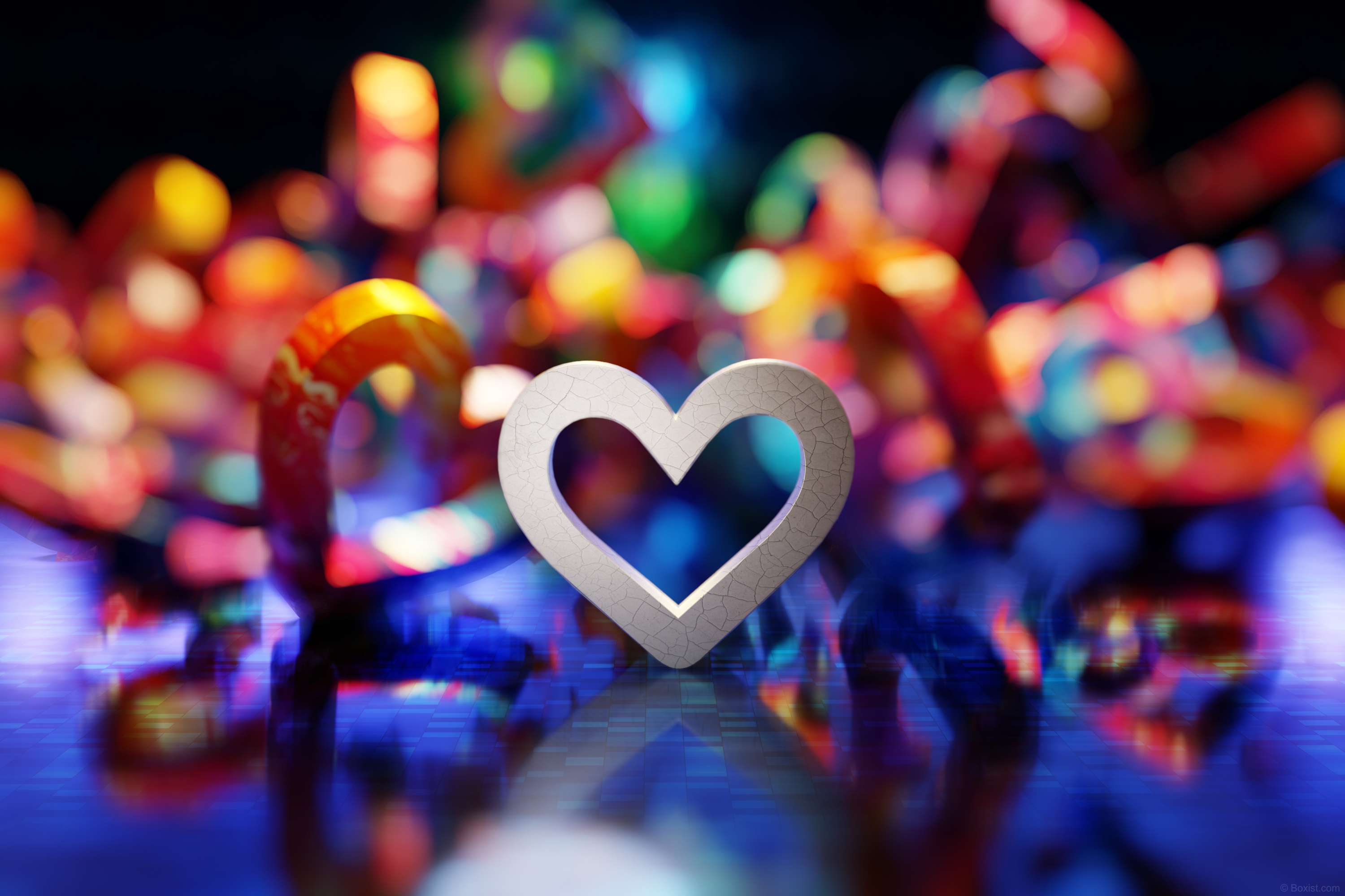 Colorful Love Hearts / Stock Photo - Sam Mugraby's Photography Portfolio