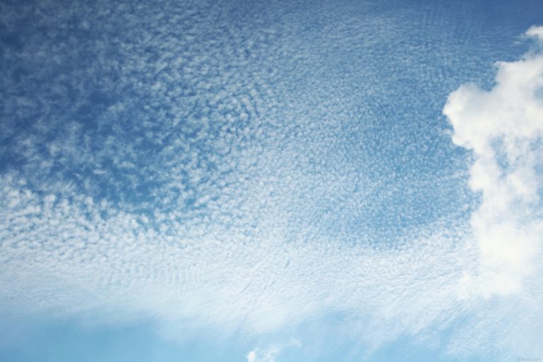 Blue Sky With Lots Of Small Clouds / Stock Photo - Sam Mugraby's ...